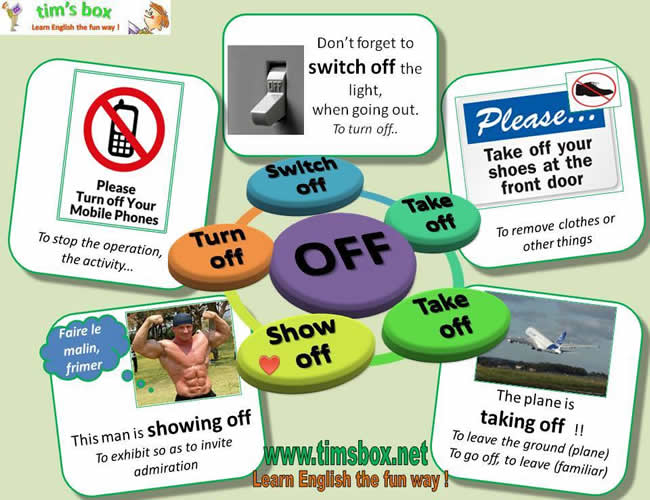 Phrasal Verbs With Off Turn Off Take Off Switch Off Show Off Phrasal Verbs With Off Turn Off Take Off Switch Off Show Off