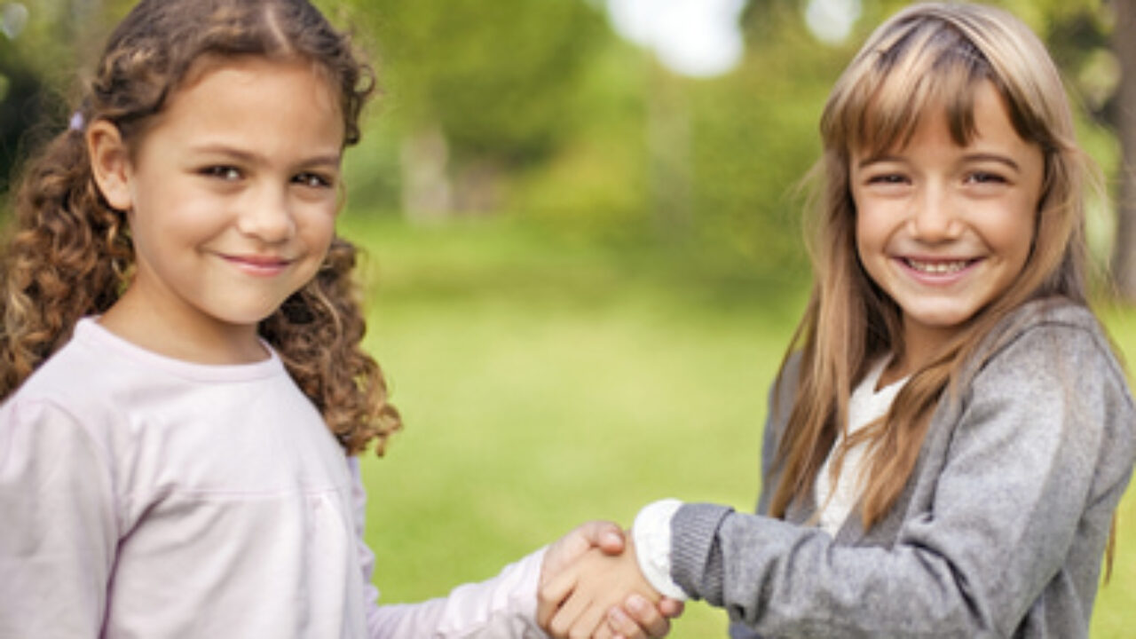 Kids Greeting Each Other